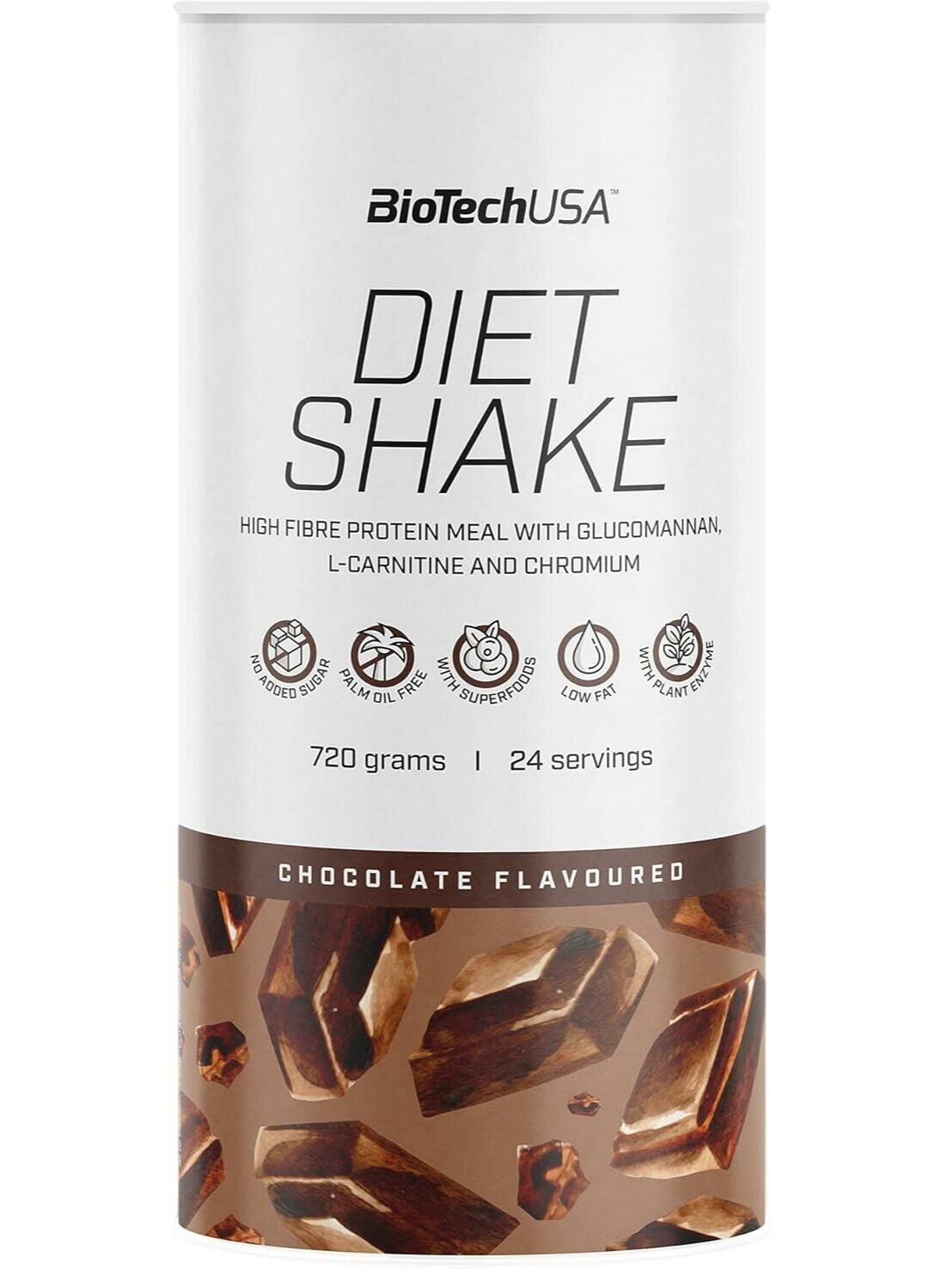 Сывороточный протеин BioTechUSA Diet Shake 720 г, Шоколад