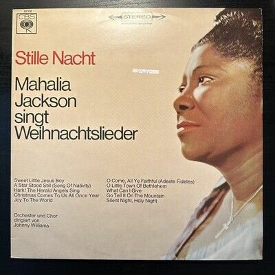 Виниловая пластинка Mahalia Jackson Stille Nacht (Голландия 1966г.)