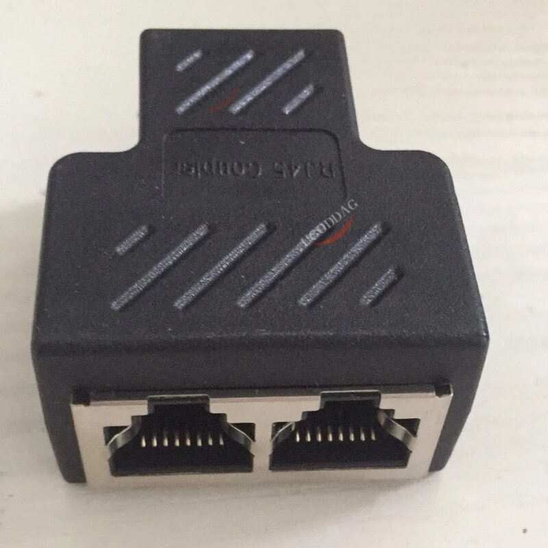 Сетевой разветвитель RJ45 1-2 Black