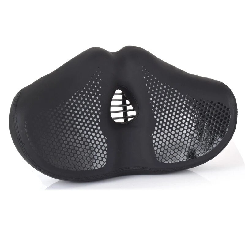 Широкое комфортное велоседло без носа 6, black4