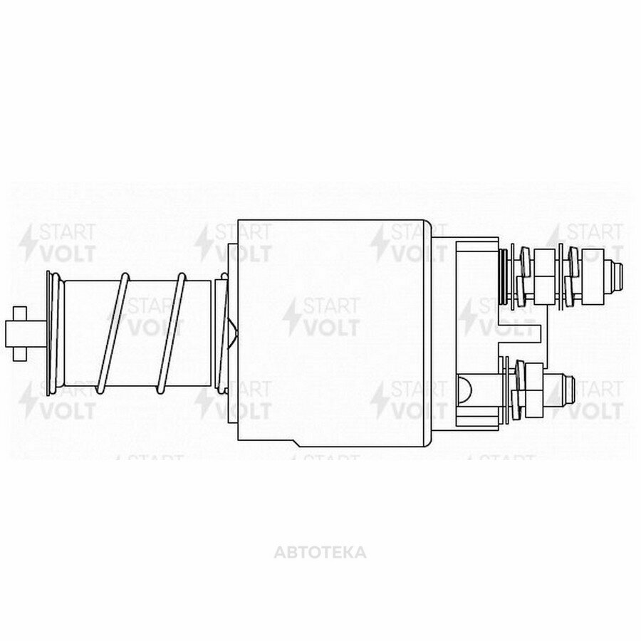 Реле втягивающее Лада 2101-1119/2121-21214/2123 н/о (тип АвтоВАЗ) STARTVOLT VSR0110