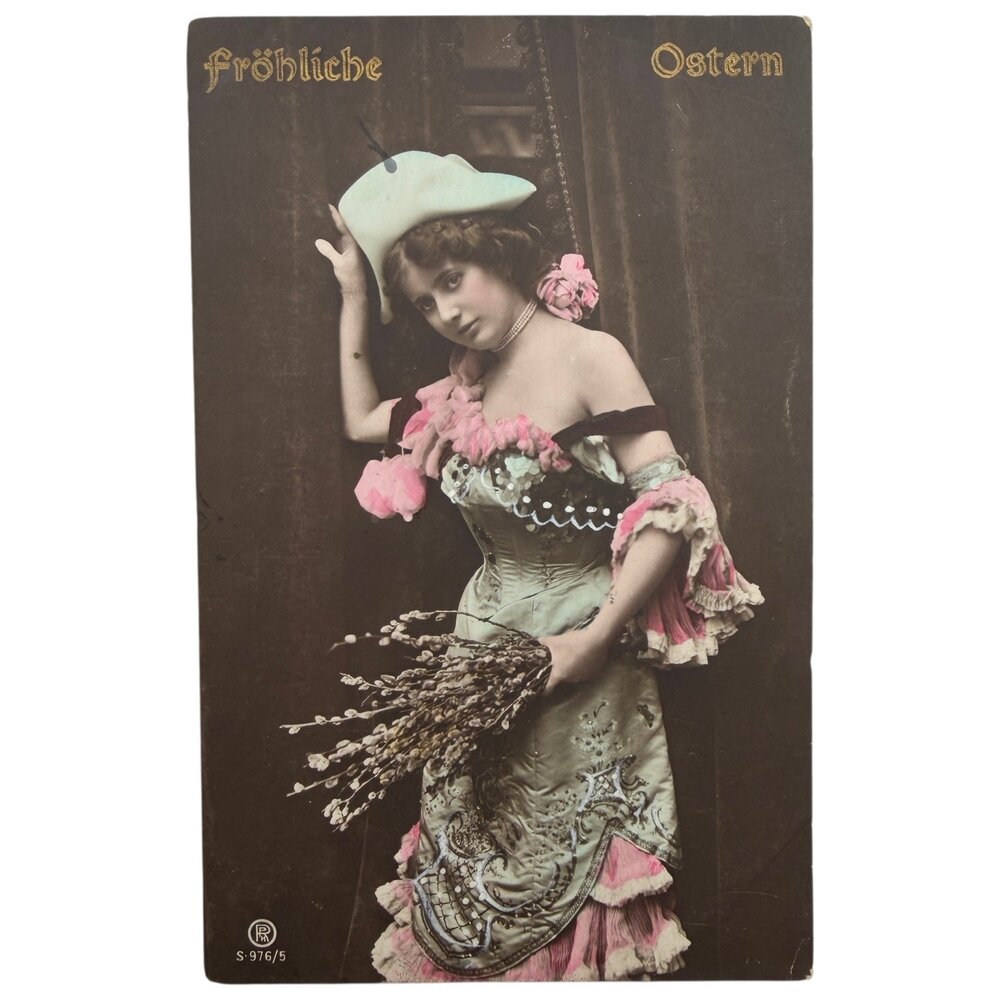 Почтовая открытка "Светлой Пасхи!" 1900-1906 гг. Германская Империя