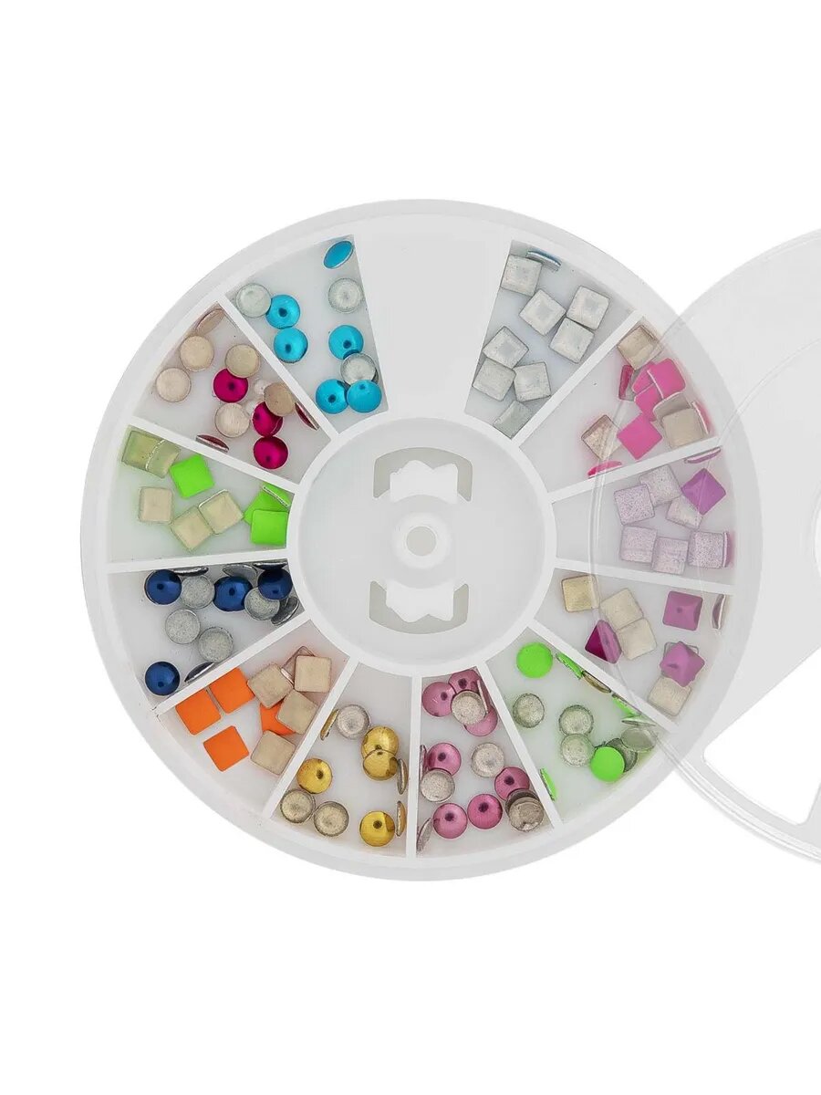 Nail Art Набор металлического декора для ногтей №7, микс