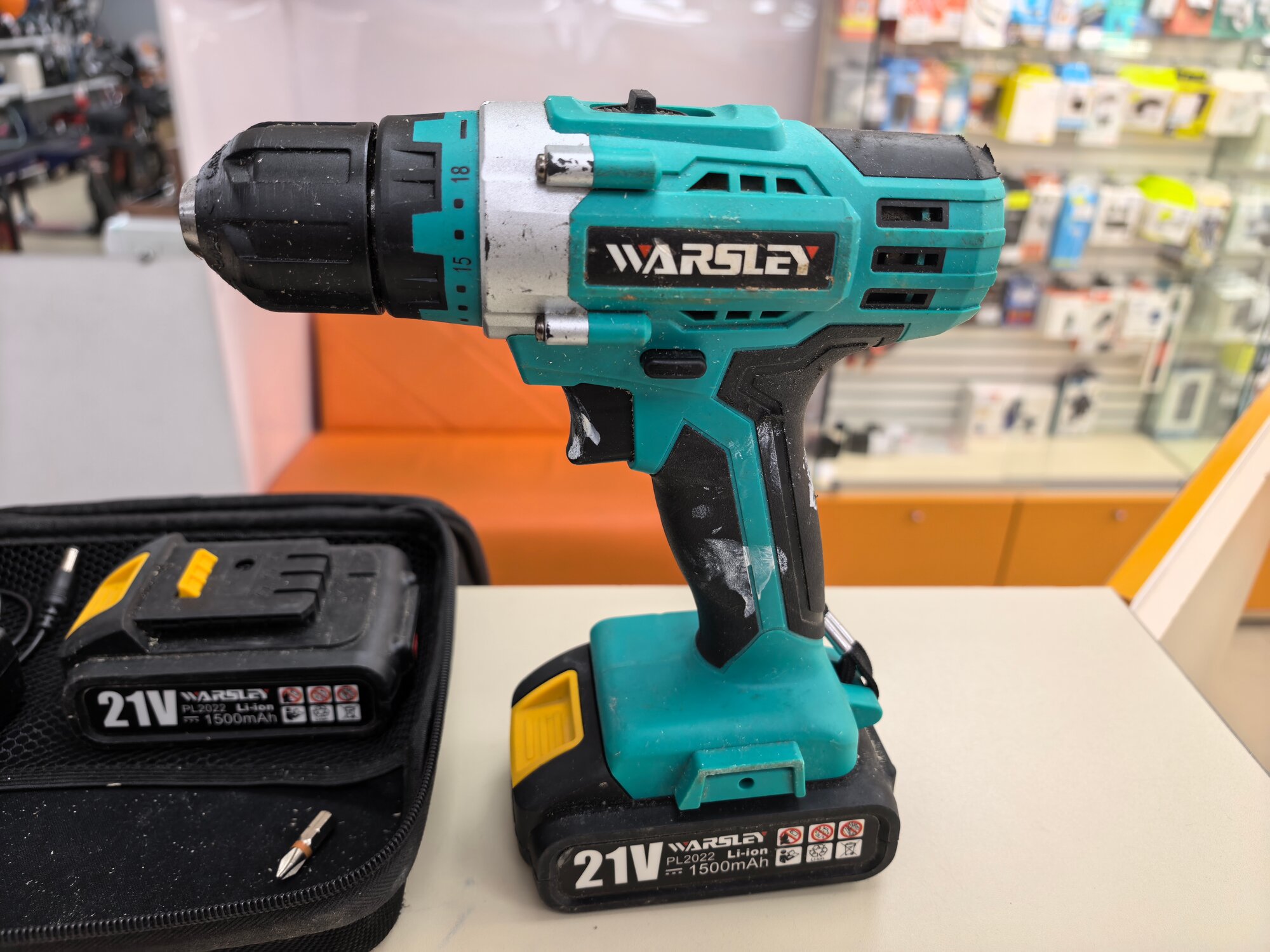 Дрель-шуруповерт WARSLEY XW21 БУ уценка