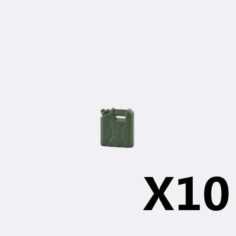10 шт. jerrycan, цвет XYT-green, военная сцена