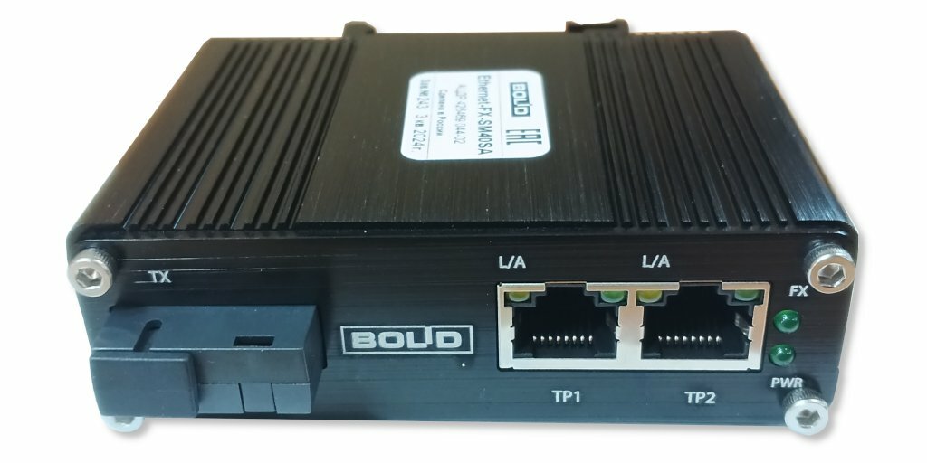 Болид Ethernet-FX-SM40SA Преобразователь интерфейсов