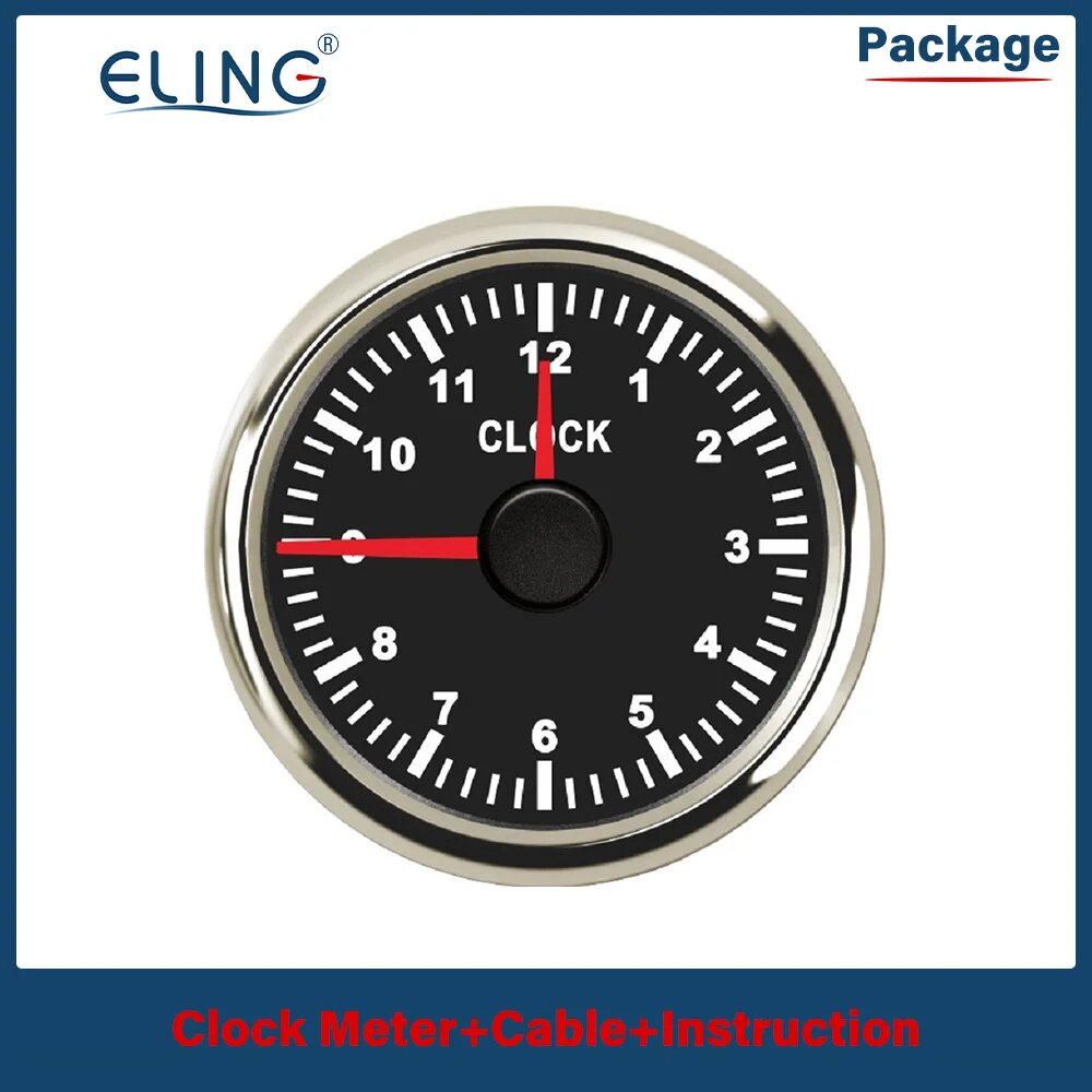 ELING Часы 52 мм, BS, 12-часовой формат