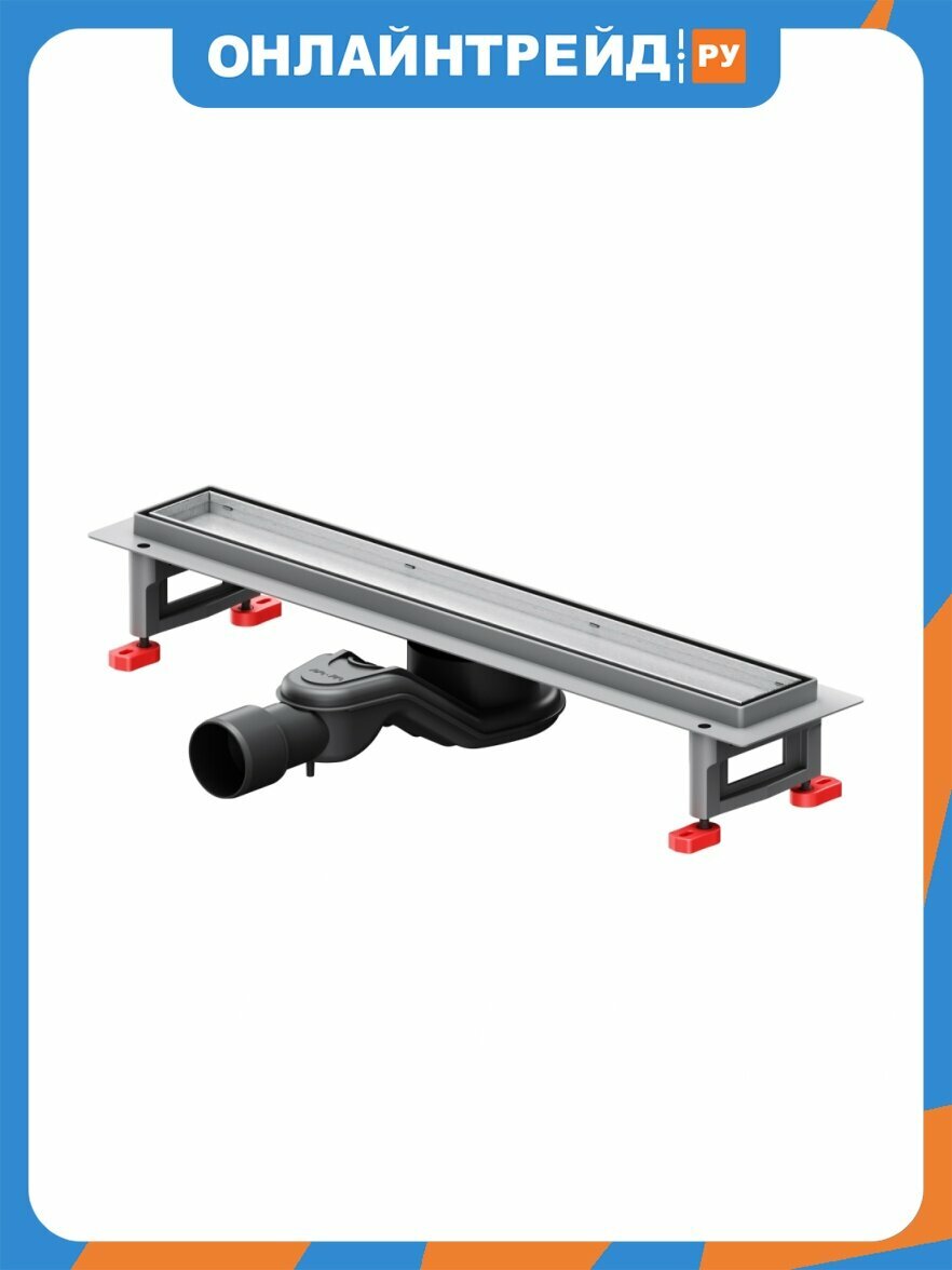 Трап для душа Am.pm W01SC-U11-050-04SB MasterFlow линейный универс затвор Tile 50см цвет сталь мат