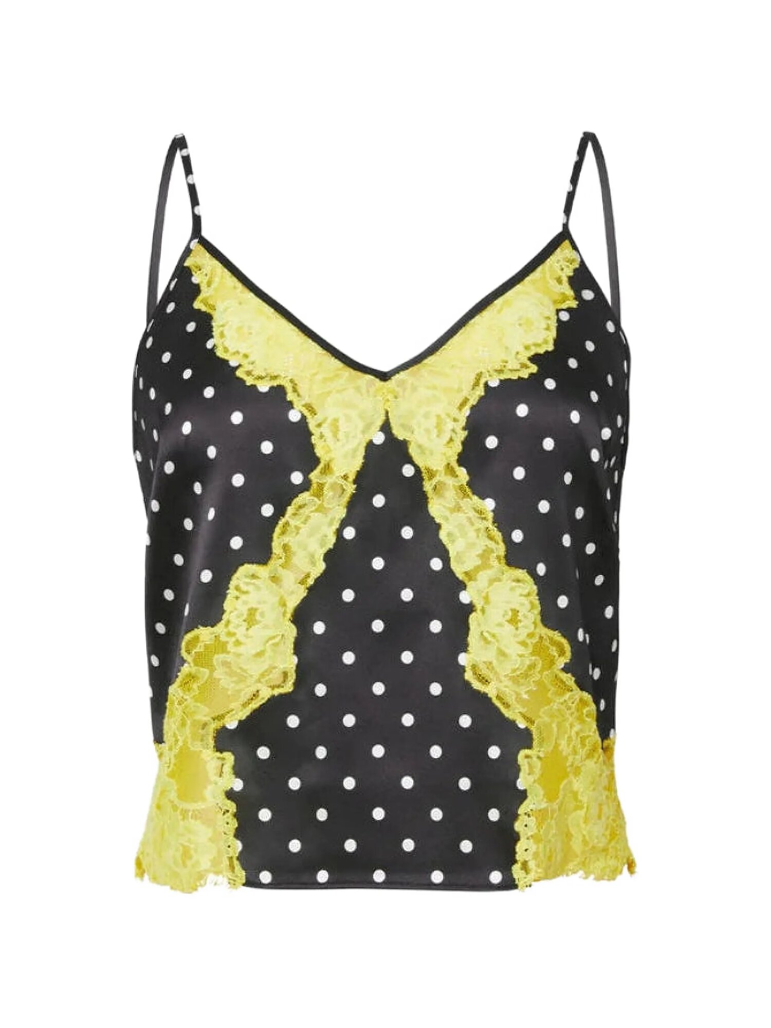 Топ Juliet polka-dot lace-trim top