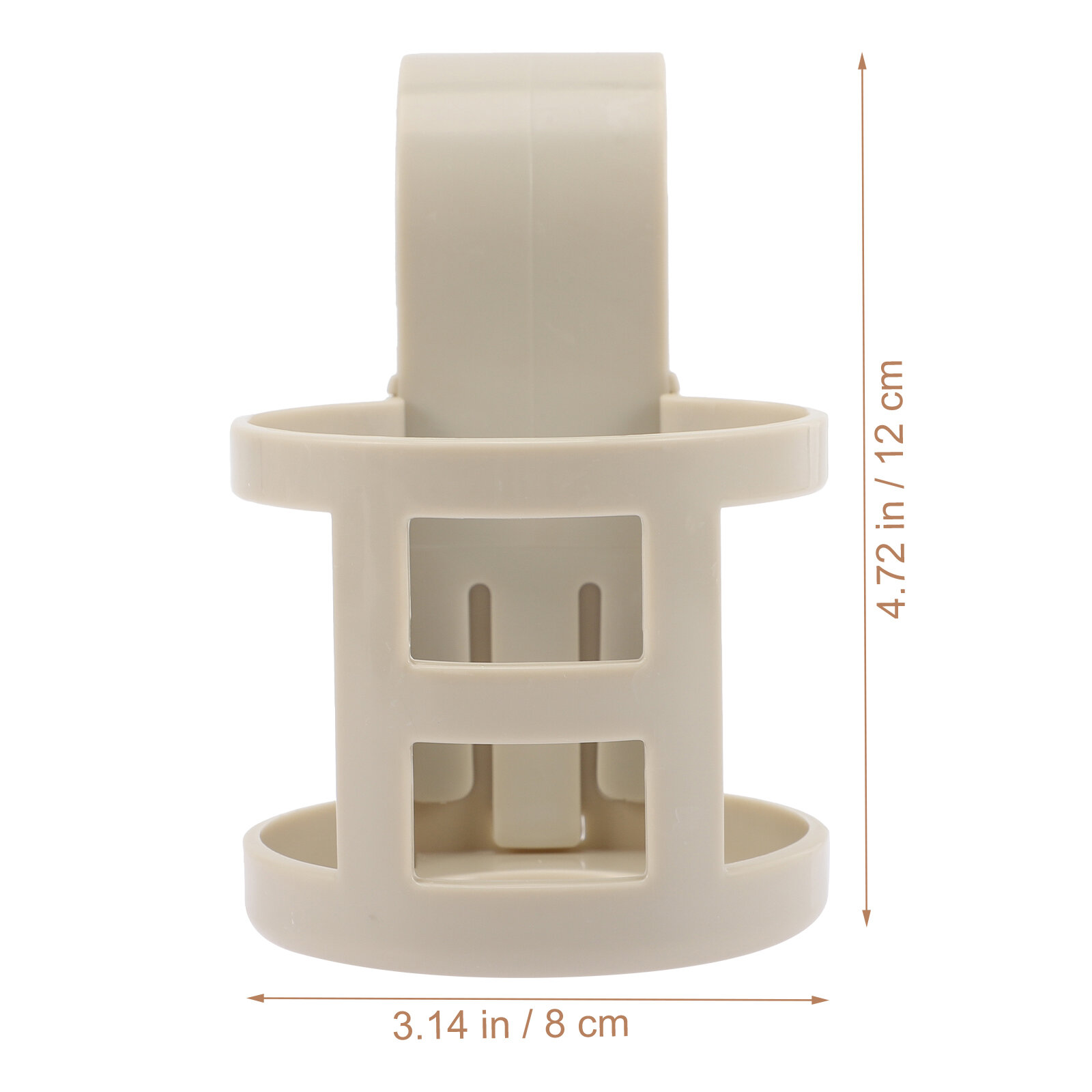 Держатель Для Чашек У Бассейна 12x8 Cm С Клипсой Антипроливной Держатель Напитков Из Прочного Пластика Серый Цвет