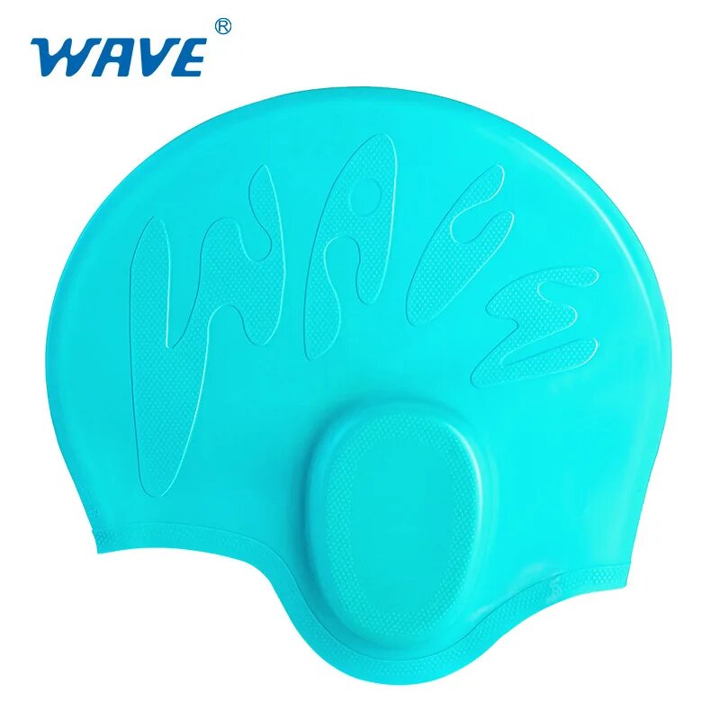 Силиконовые шапочки для бассейна Wave для взрослых и детей Синий, blue