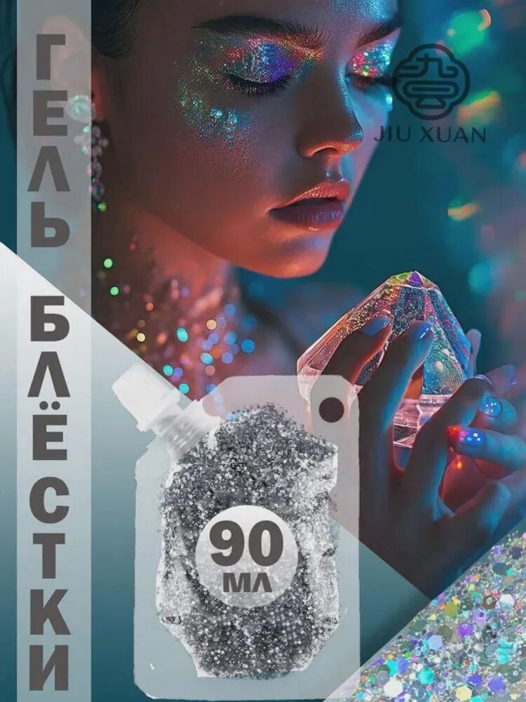Глиттер для лица, тела и волос11