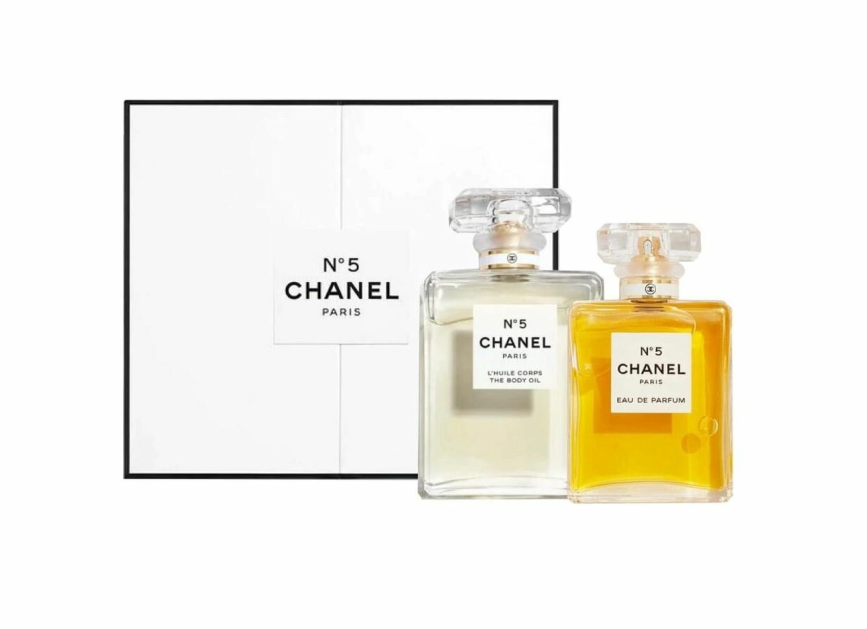 Подарочный набор Chanel No 5 Eau de Parfum парфюмерная вода 50 мл + масло для тела 100 мл