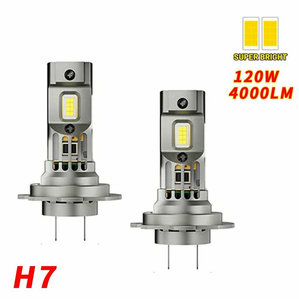 Лампа автомобильная H7, арт. D8S CANBUS LED 120Вт 24000 lumens 3580