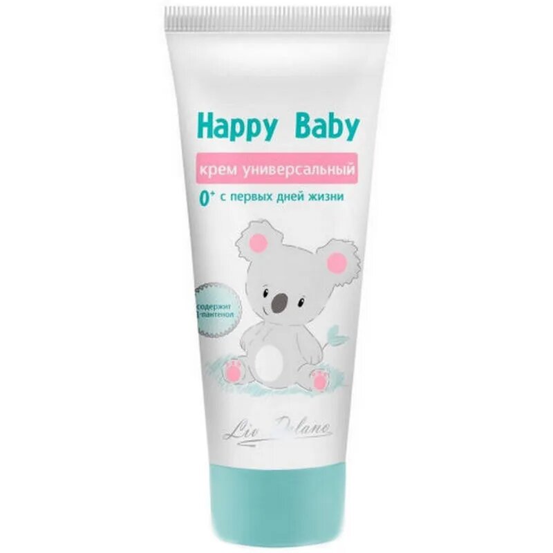 Liv Delano Крем универсальный с первых дней жизни Happy Baby, 75г
