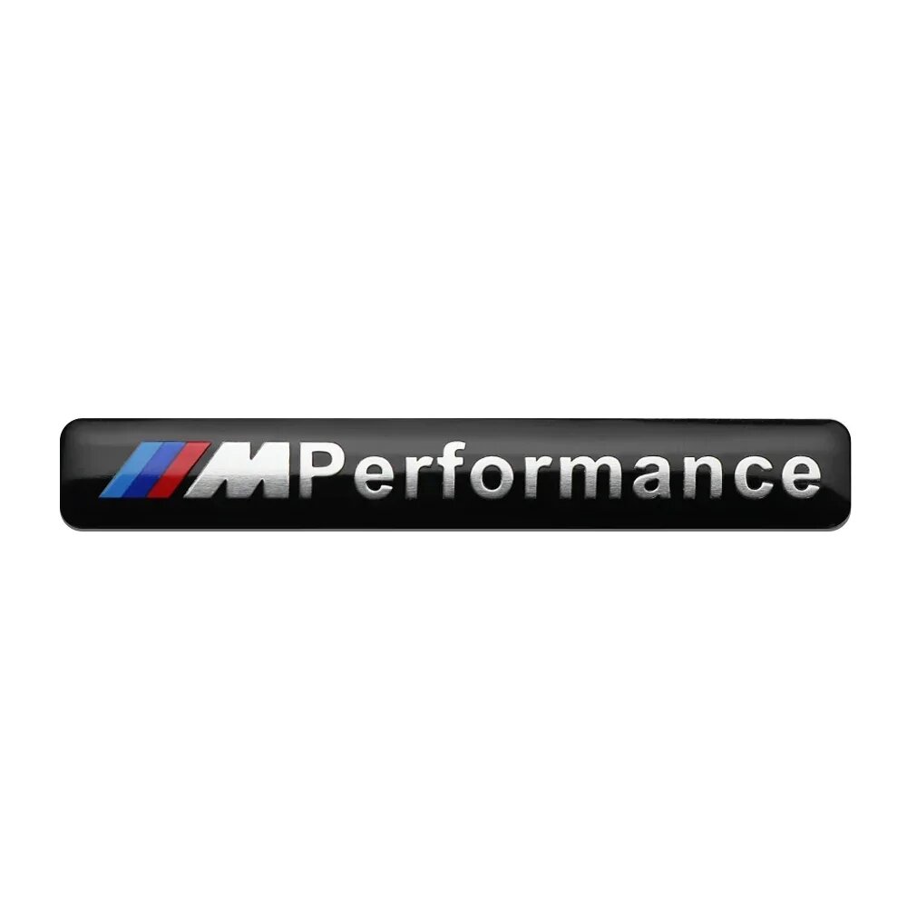 Наклейка-эмблема M Performance для BMW E46 E90 E60 F10 F30 E39 E36 F20 E82, 1 Black M Performance