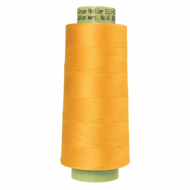 Нить для машинного квилтинга METTLER "Silk Finish", Cotton 60, 2743 м, цвет 0260, Oat Straw