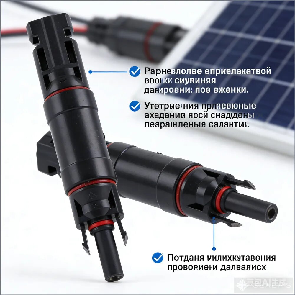 Диод обходной для солнечных панелей, MC4 30A предотвращает обратный ток, защита фотоэлектрических систем, водонепроницаемый