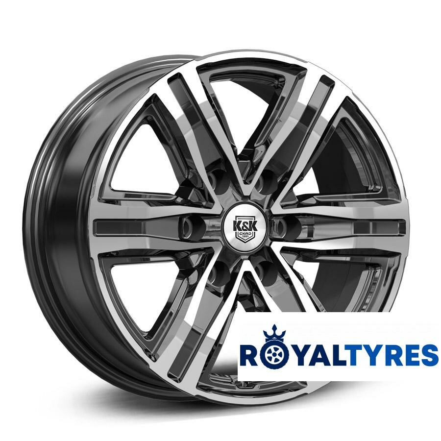 Литой колесный диск КиК R8 R17 / 7.5J PCD 6x139.7 ЕТ 25 ЦО 106.1 BFP