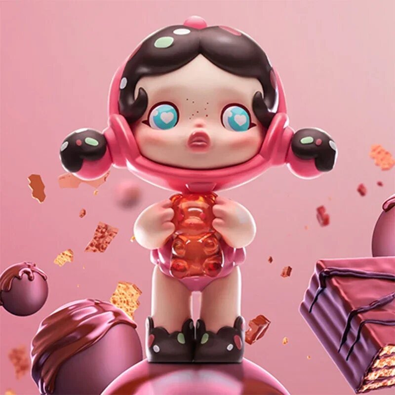POP MART SKULLPANDA Candy Monster Town: Случайная коробка с фигуркой Bear Baby