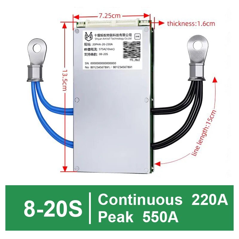 ANTBMS BMS ANT 220A для электромобилей ANT 8-20S 220A