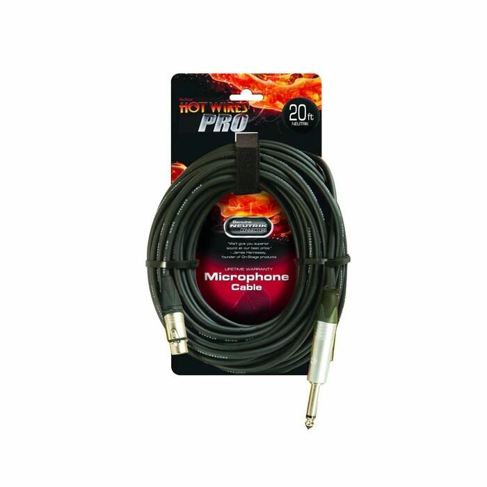 OnStage MC-25NN HZ 7.62m Кабель аудио 1xJack - 1xXLR