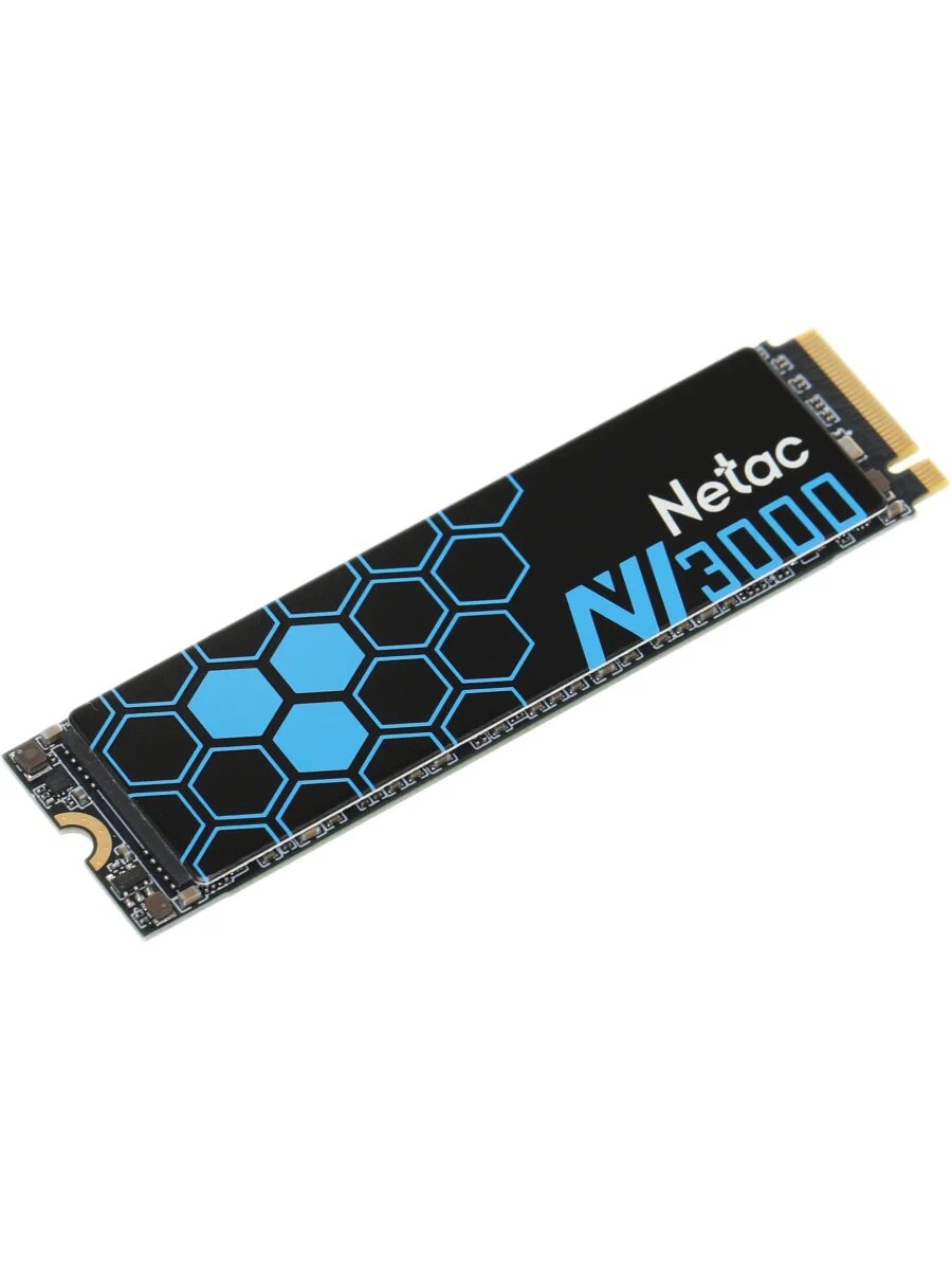 SSD-накопитель Netac NV3000 NT01NV3000-2T0-E4X, 2TB, M.2 2280, PCIe 3.0 x4, 1200 TBW — фото 1