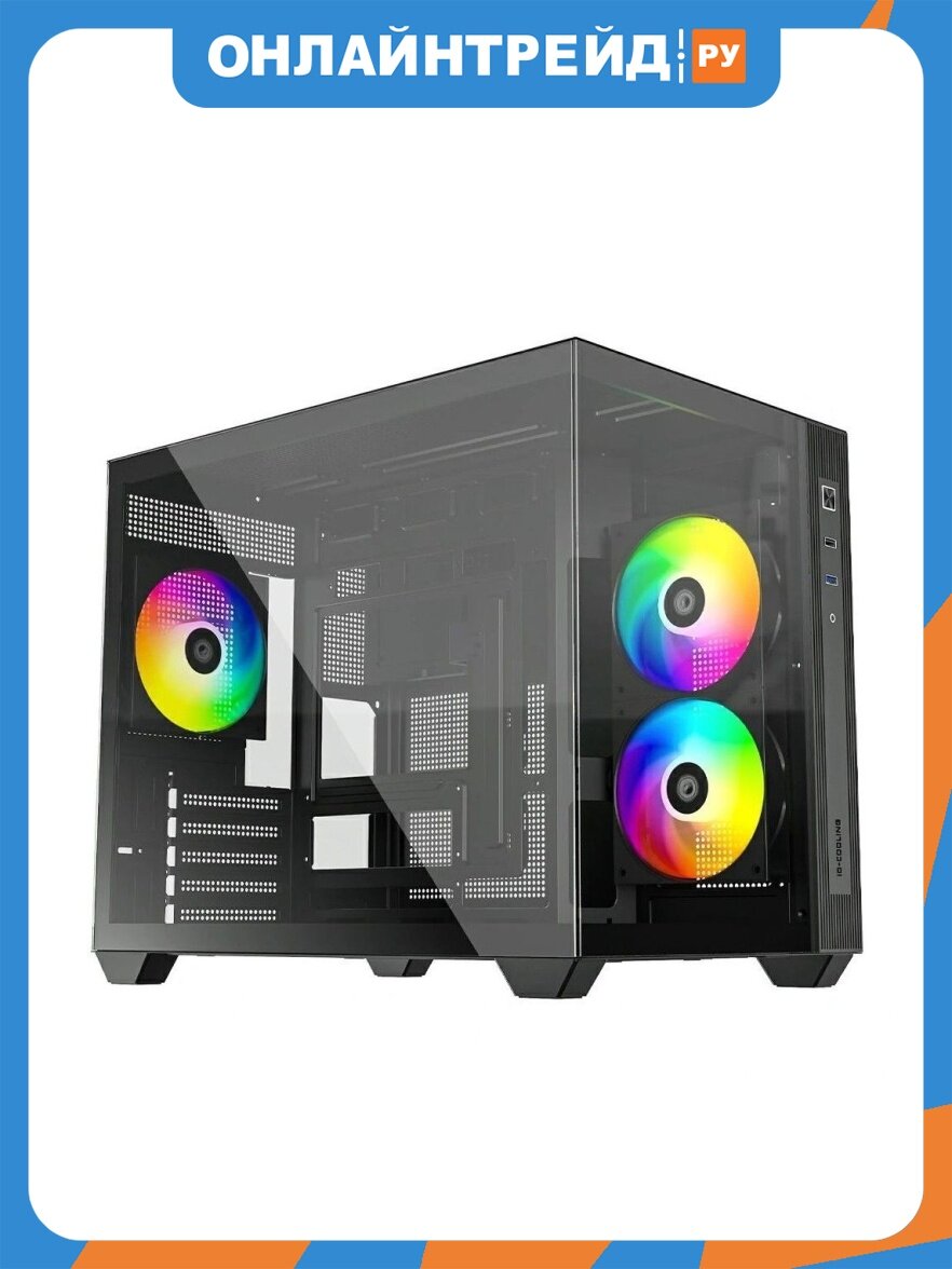 Корпус Id-cooling VIEW 500 ARGB, черный