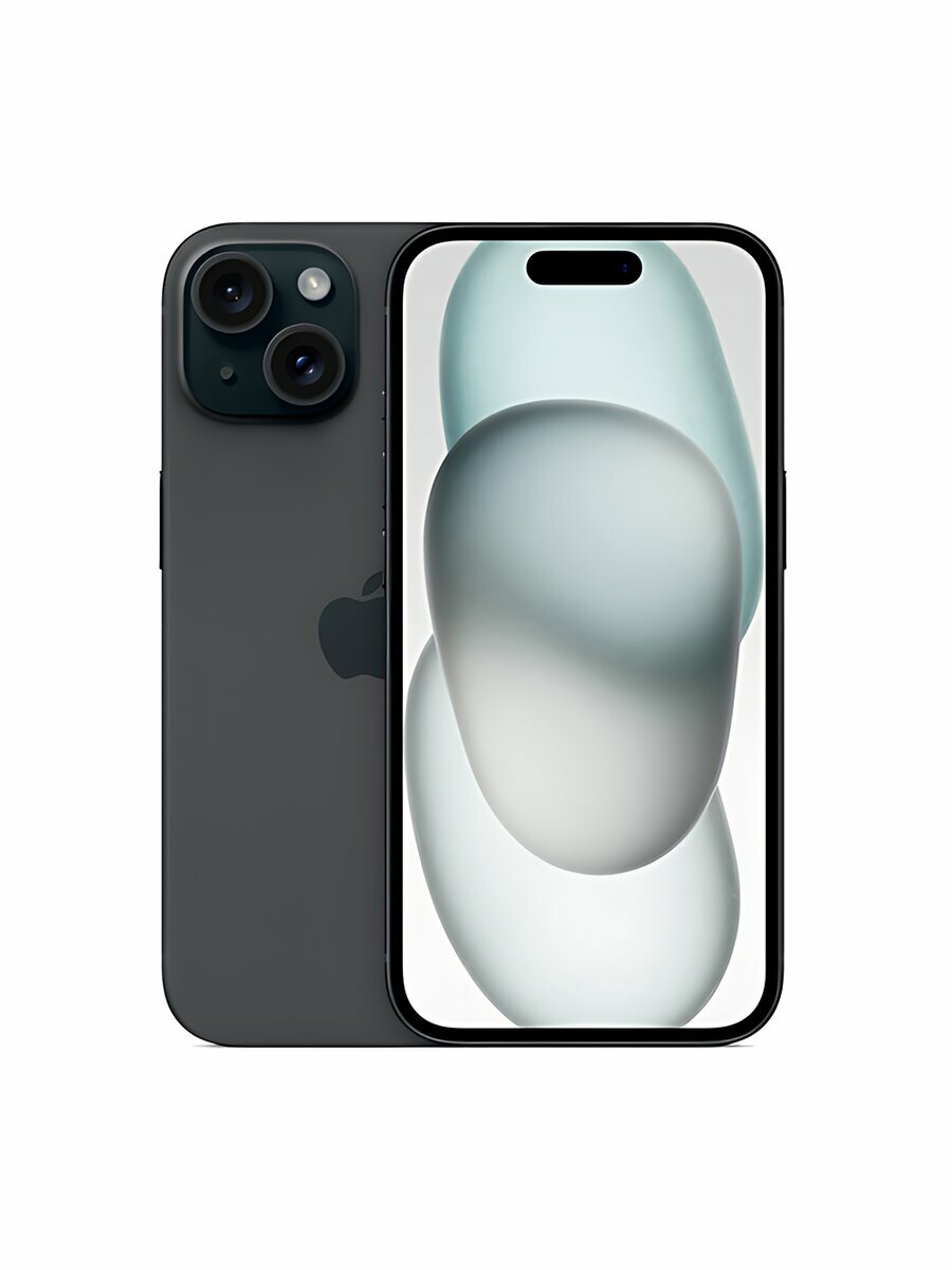 Оригинал Оригинал Смартфон Apple Iphone 15 Plus 256 ГБ (Black), nano SIM, , OLED экран