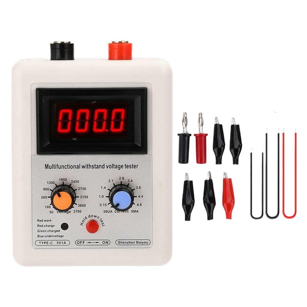 Испытатель напряжения пробоя 50-3700V, красный