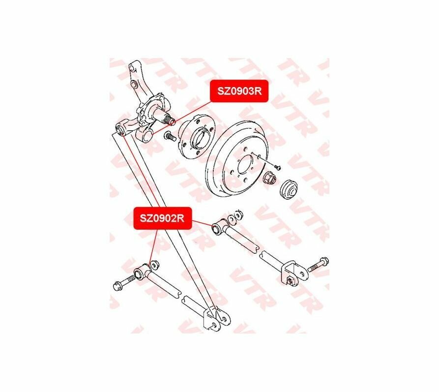 Сайлентблок VTR SZ0902R