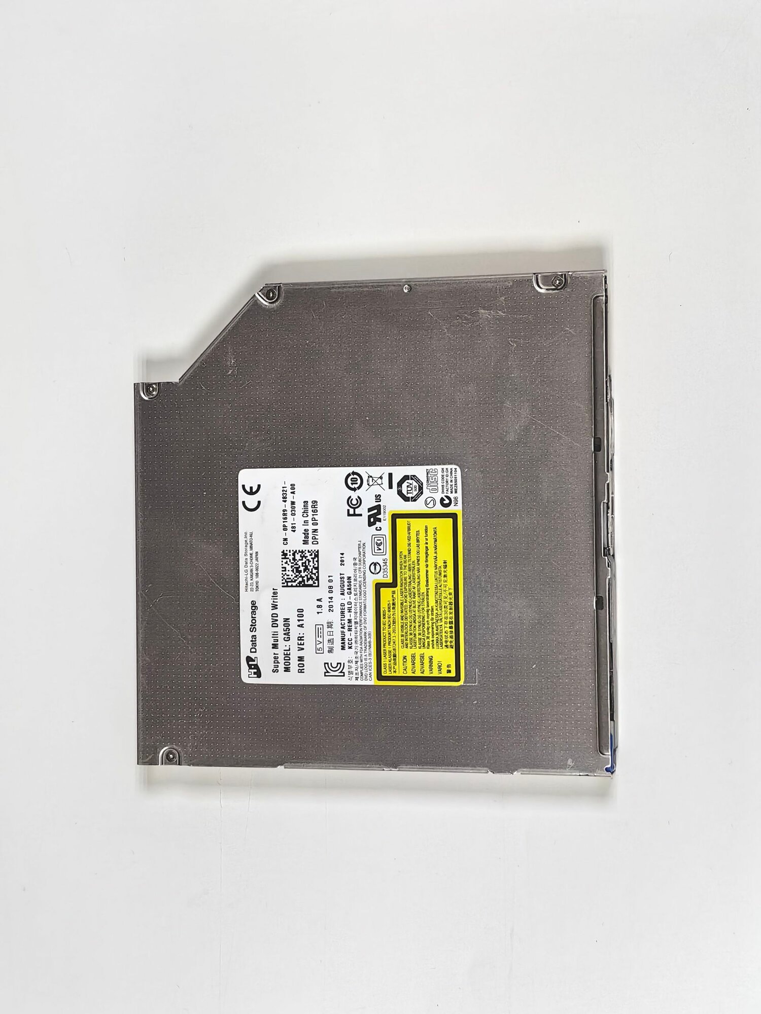 Привод для ноутбука DVD+/-RW Hitachi-LG GA50N SATA Slim 9.5 мм