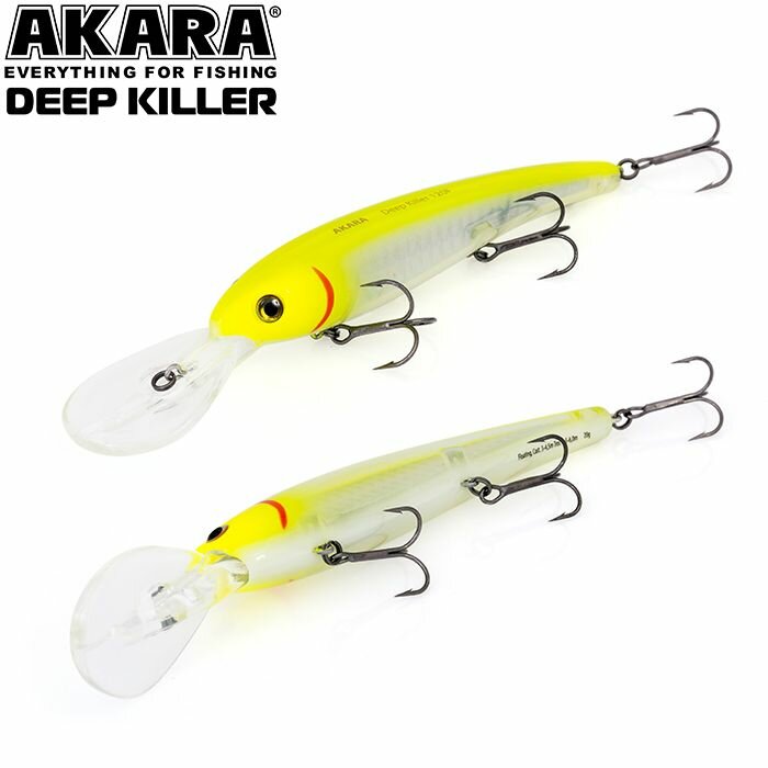 Воблер Akara Deep Killer 120F 20 гр. (5/7 oz 4,7 in) A148
