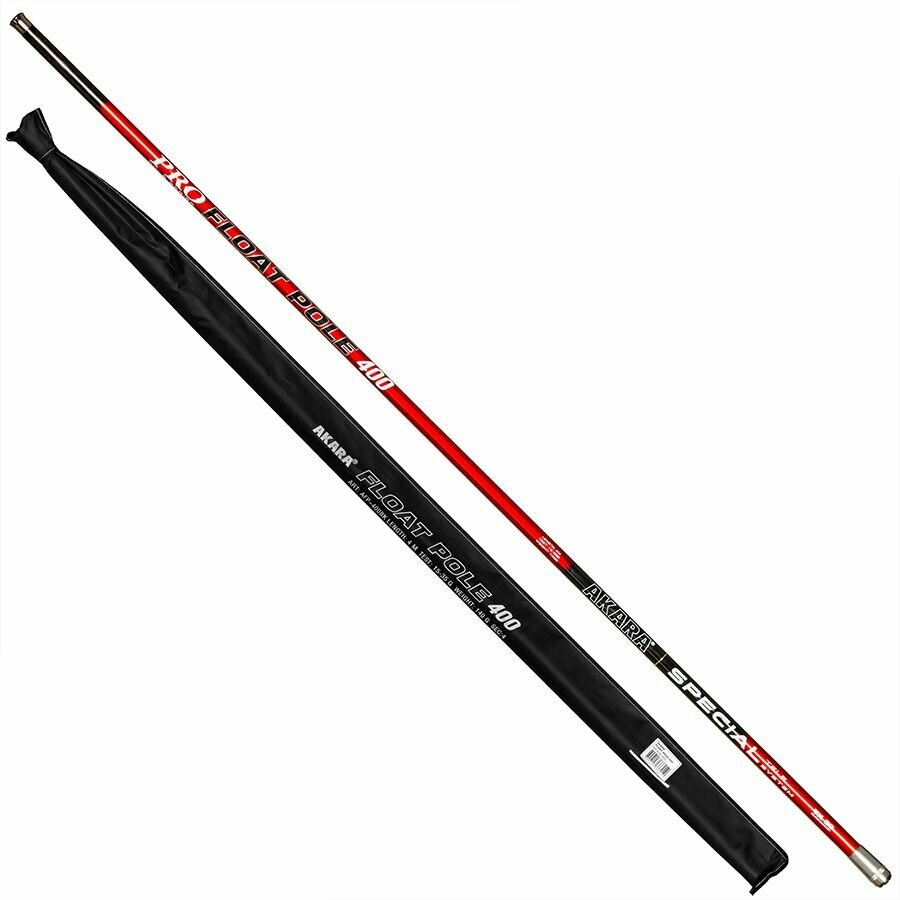 Удилище телескопическое угольное д/с Akara Float Pole (15-35) 4,0 м б/к