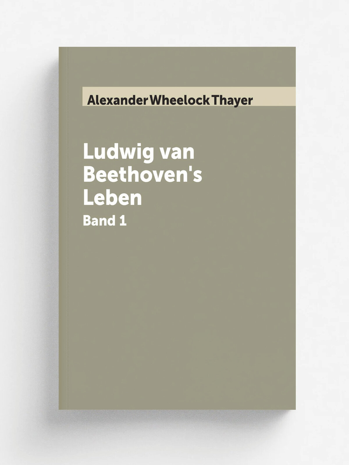 Ludwig van Beethoven's Leben. Band 1