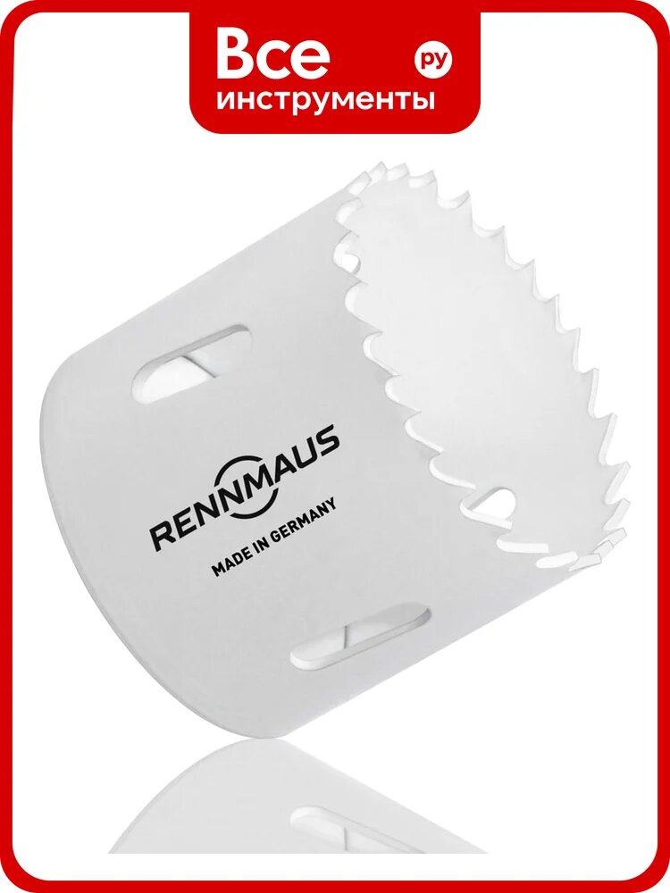 Коронка RENNMAUS Bi-metall, 23мм, крупный зуб, COBA-TEC MULTI, 1 шт