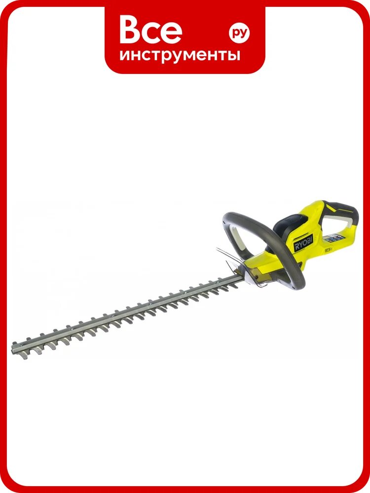 Аккумуляторный кусторез Ryobi ONE+ OHT1845, с двусторонним ножом, щеточным двигателем и Li‑ion аккумулятором