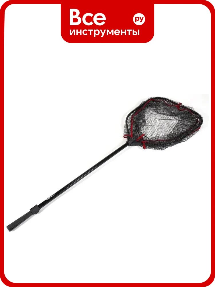 Подсачек складной телескопический Namazu Pro NoKnot Net PVC, L-160 см, квадр. складной обод 50 см, PVC/20/ NP-NKNP50-160
