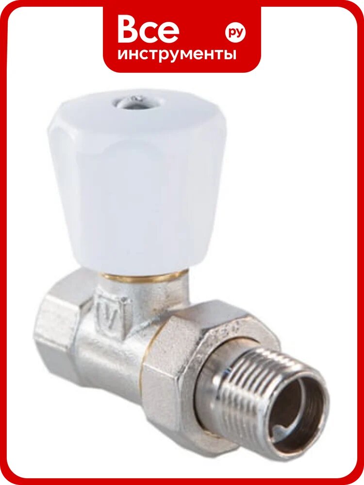 Прямой ручной компактный клапан 1/2 Valtec VT.008. LN.04