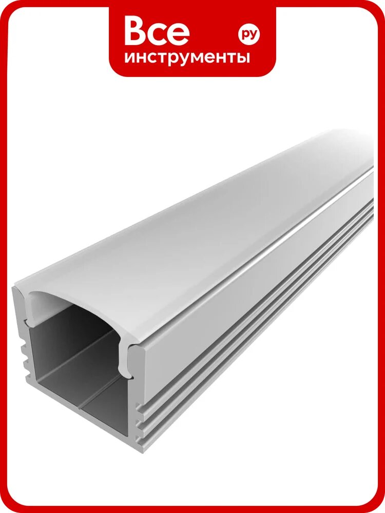 Комплект алюминиевого профиля LEDCRAFT с экраном и заглушками LC-LP1216M16-3 1627000010