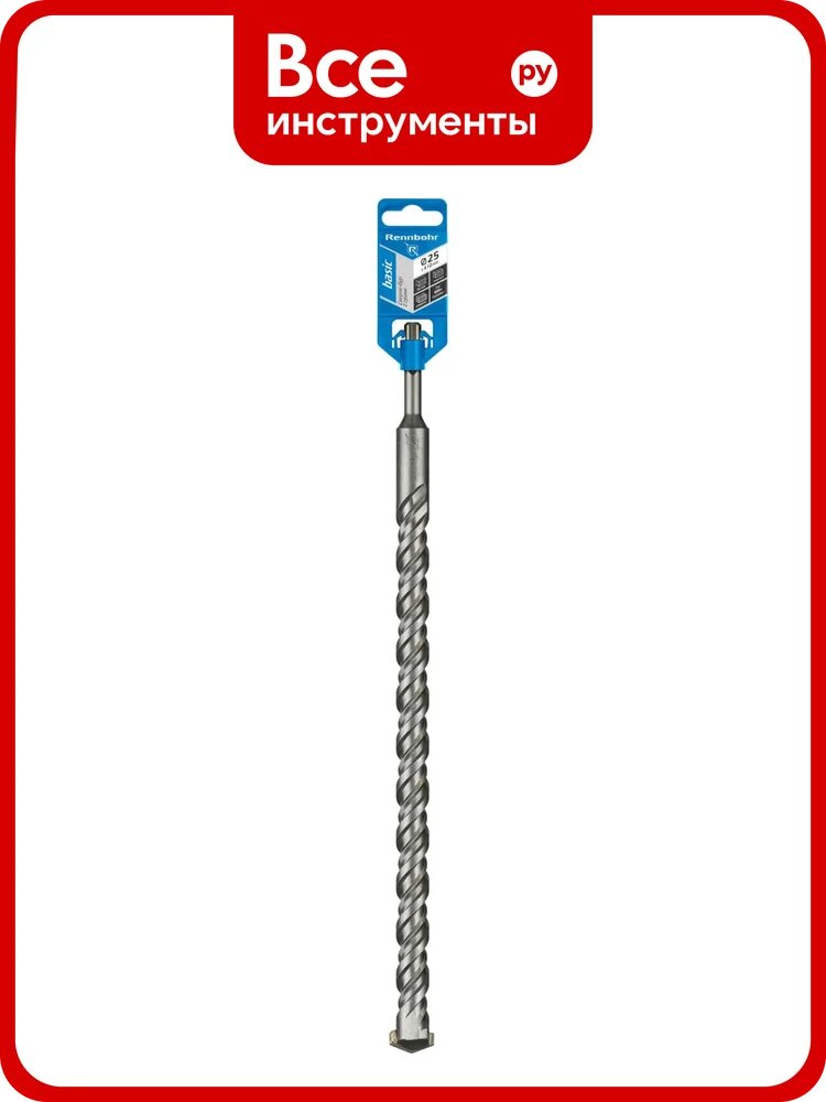 Сверло-бур по бетону SDS-plus Basic 25x410 мм RENNBOHR 692541
