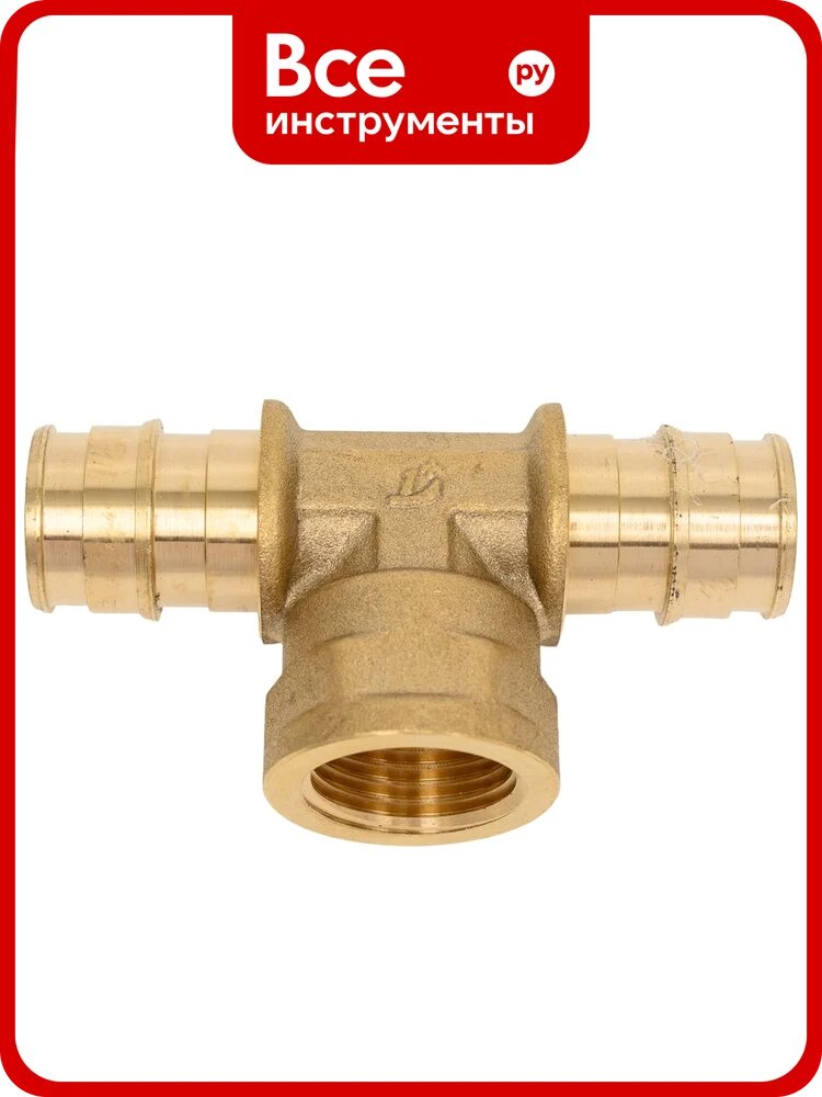 Тройник One Plus ВР 20x1/2 OP для труб из сшитого полиэтилена Pex qe 3204023112, прочное