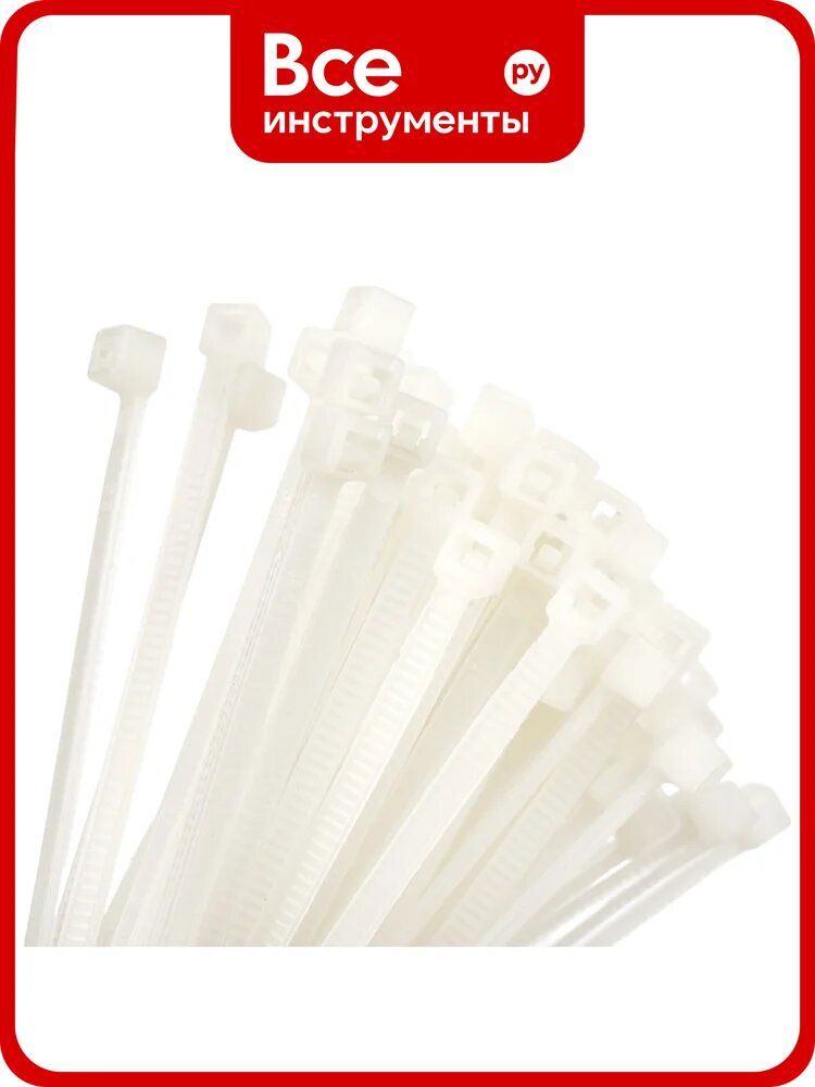 Нейлоновые стяжки FORTISFLEX КСТ 3х100 100 шт 75478