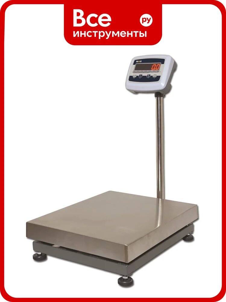 Товарные весы стандартные MAS PM1E-100-4560 0 7297 – напольные электронные весы с пылевлагозащитой и питанием от сети