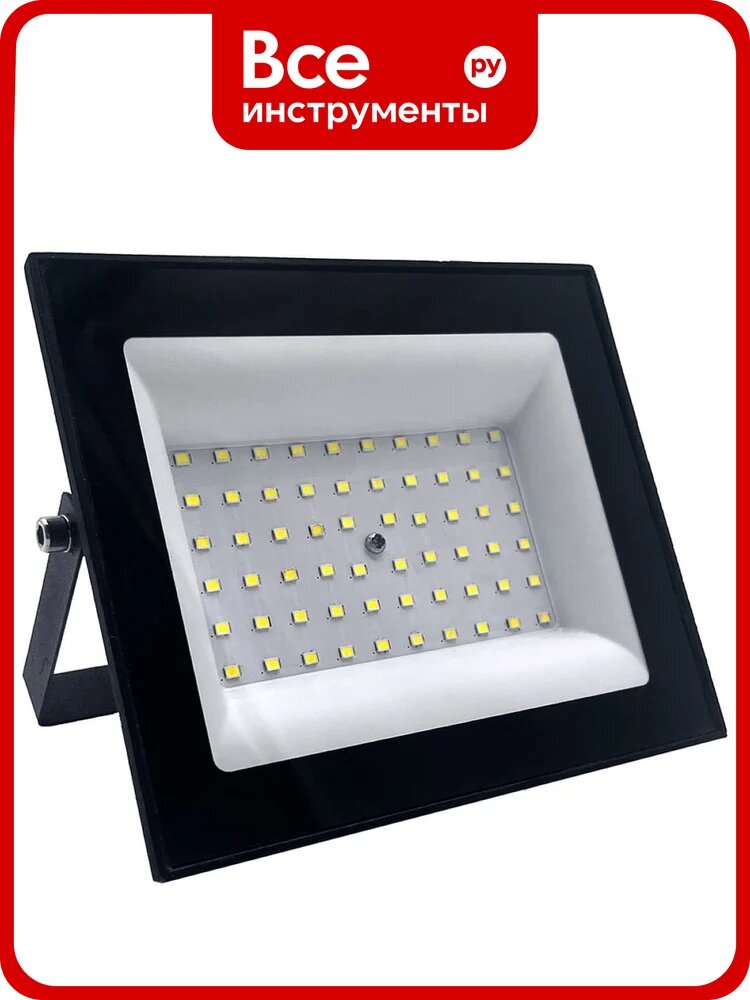 Светодиодный прожектор SAFFIT SFL51-100 IP65 100W 6500K черный, 51195