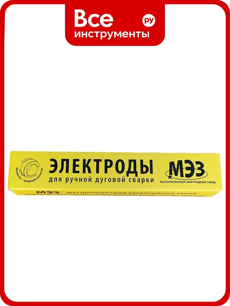 Электрод МЭЗ МР-3 Ц0031946, для углеродистой стали, рутиловое покрытие, 5 мм