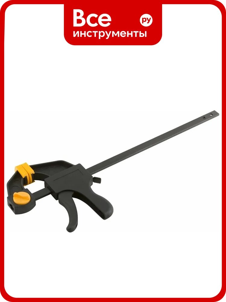 Струбцина FIT 59280, F-образная, нейлоновая, армированная фиберглассом, 100х185х30 мм