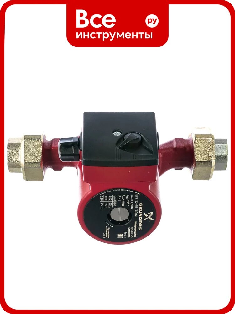 Циркуляционный насос Grundfos UPS 25-40 180 98367575 чугунный корпус, центробежный тип, профессиональный класс