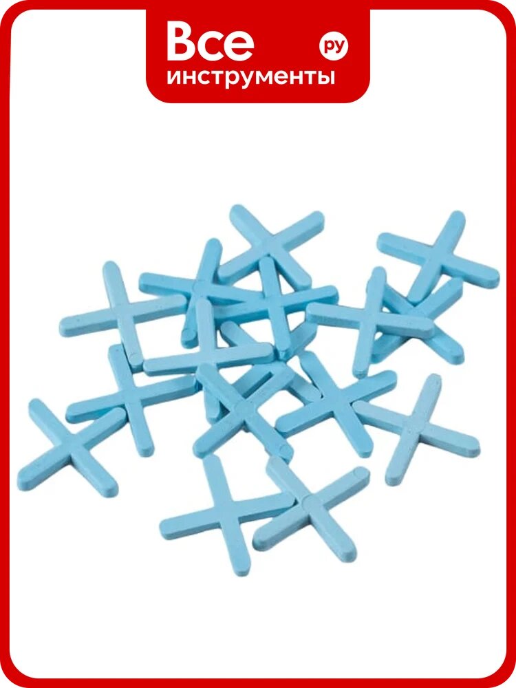 Крестики EKOTOOLS 3024925, для плитки, ширина шва 2,5 мм, пластик, 200шт