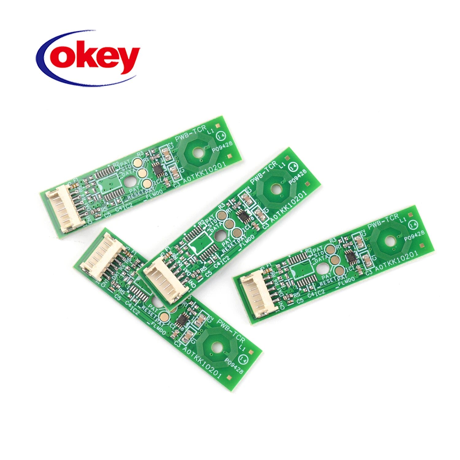 4 шт. чипы Cokey DV311/DV512 Konica Minolta, цвет: c1m1y1k1